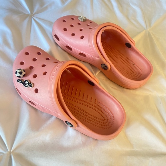 CROCS | Shoes | Coralsalmon Crocs W Charms | Poshmark